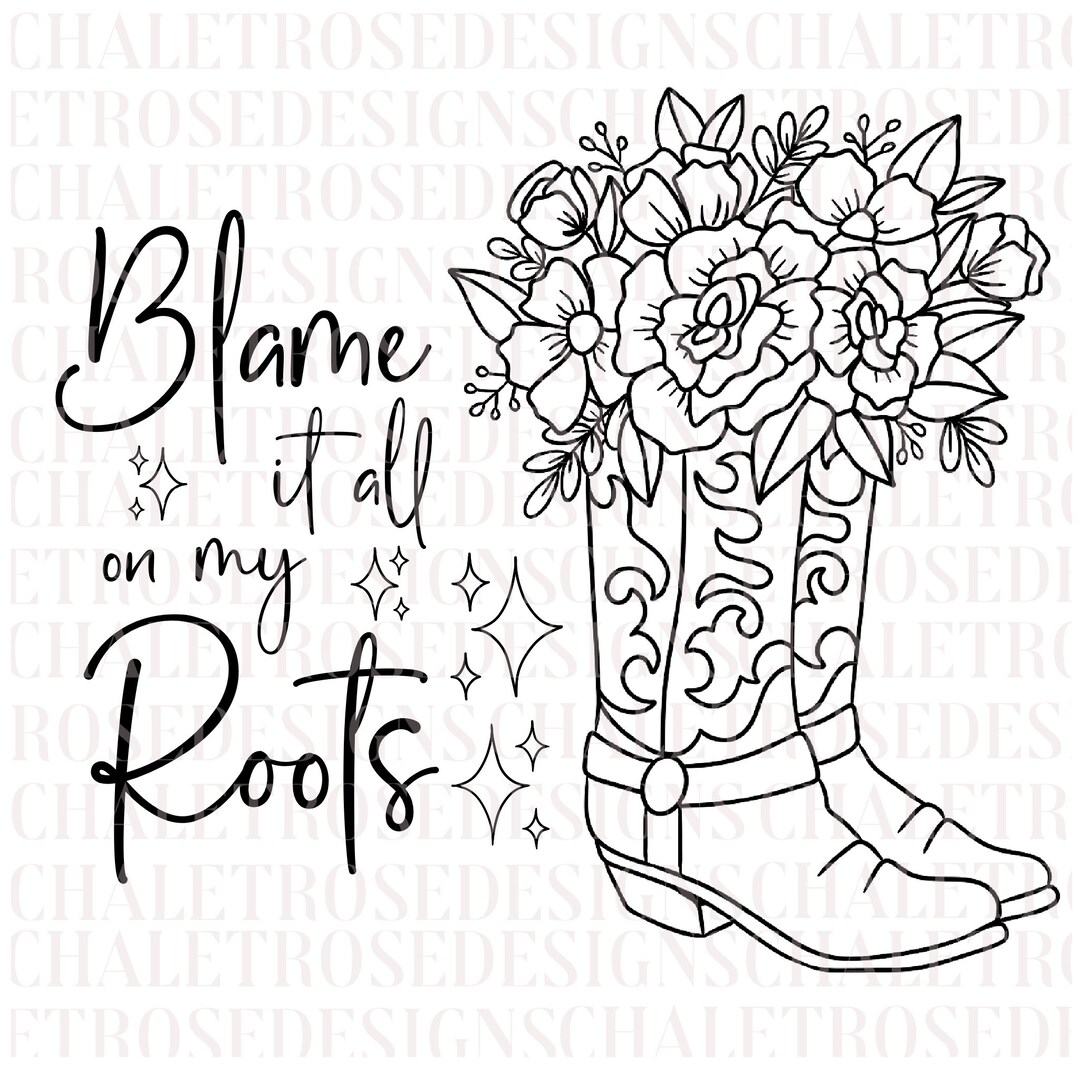 Blame It All on My Roots SVG - Friends in Low Places Garth SVG Vinyl ...
