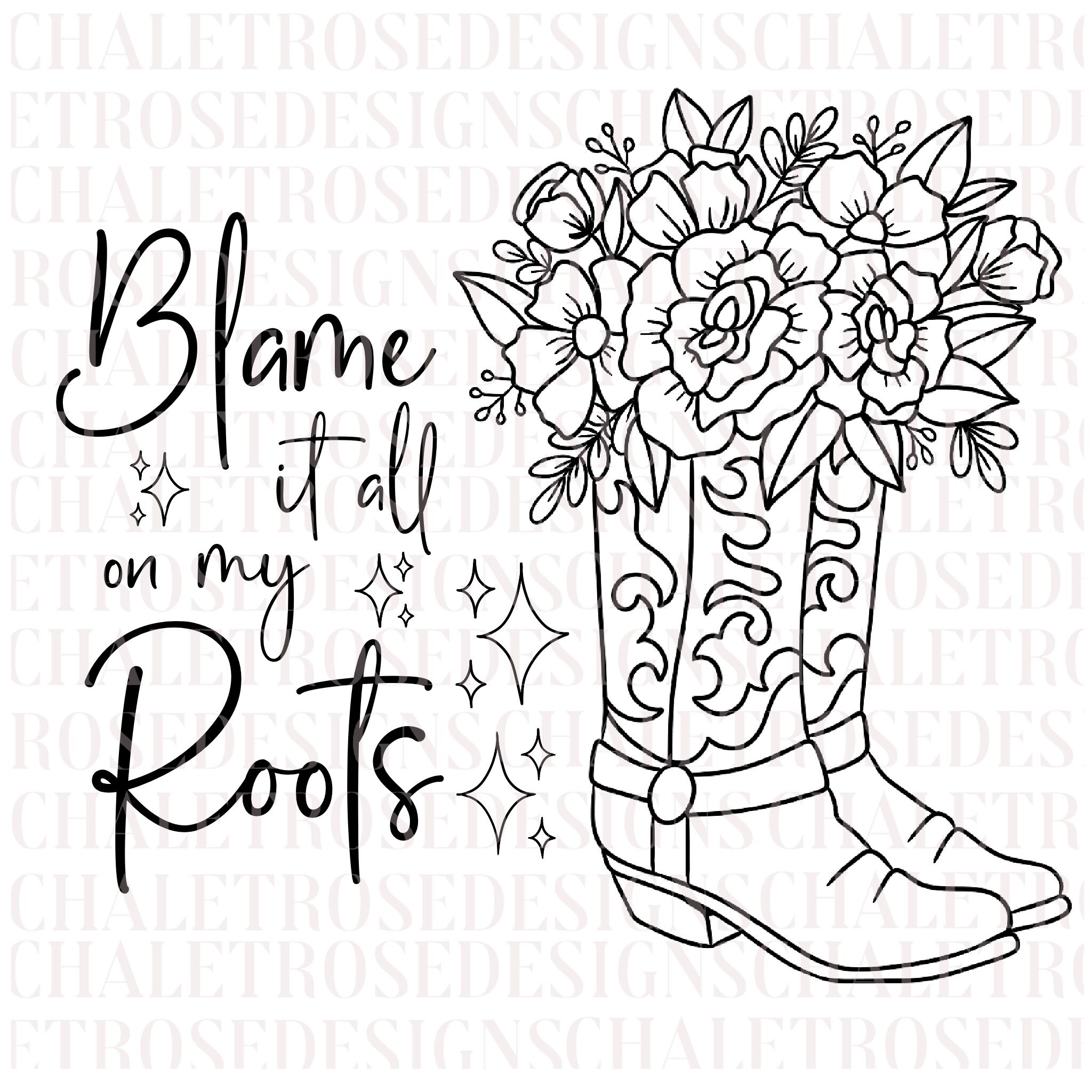 Blame It All on My Roots SVG - Friends in Low Places Garth SVG Vinyl ...