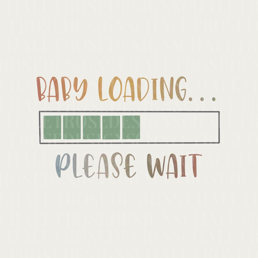 Baby Loading Pregnancy Announcement PNG | Sublimation File, Tumbler ...