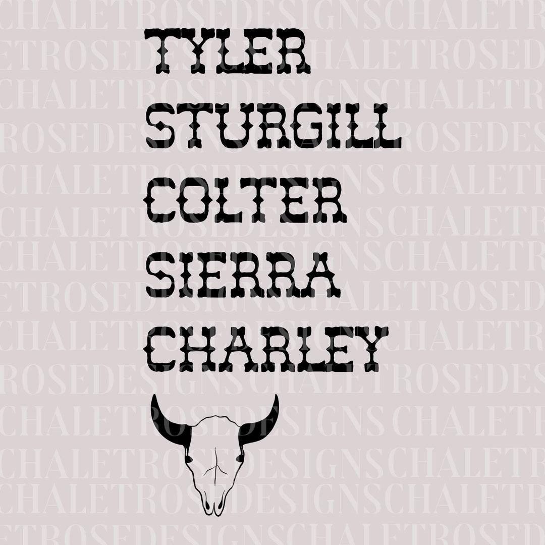 New Country SVG + PNG | Tyler Childers Sturgill Simpson Colter Wall ...