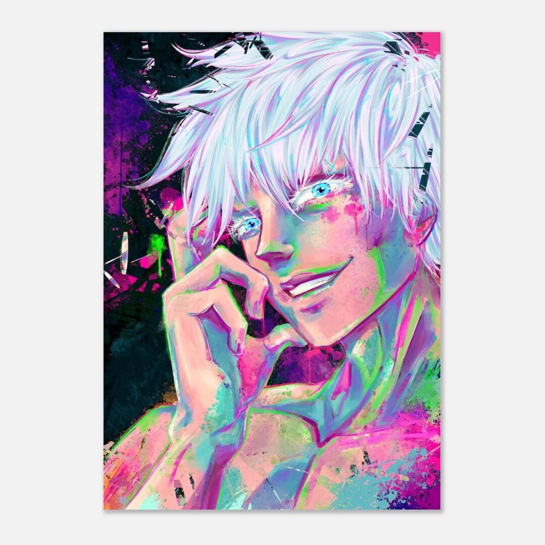 Satoru Gojo Print From Jujutsu Kaisen - Etsy