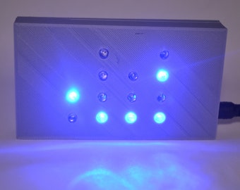 Led Binary Clock - Etsy