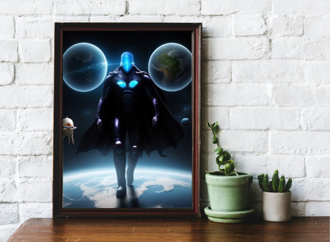 Science Fiction and Biomechanics Hero in a Futuristic Universe - Etsy