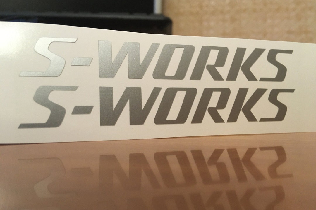 S-works Decals 2pcs for Bike Frame Silver Gold Iridescent Chrome - Etsy