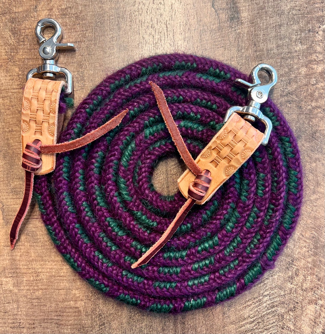 Custom Braided Mohair Rein - Etsy