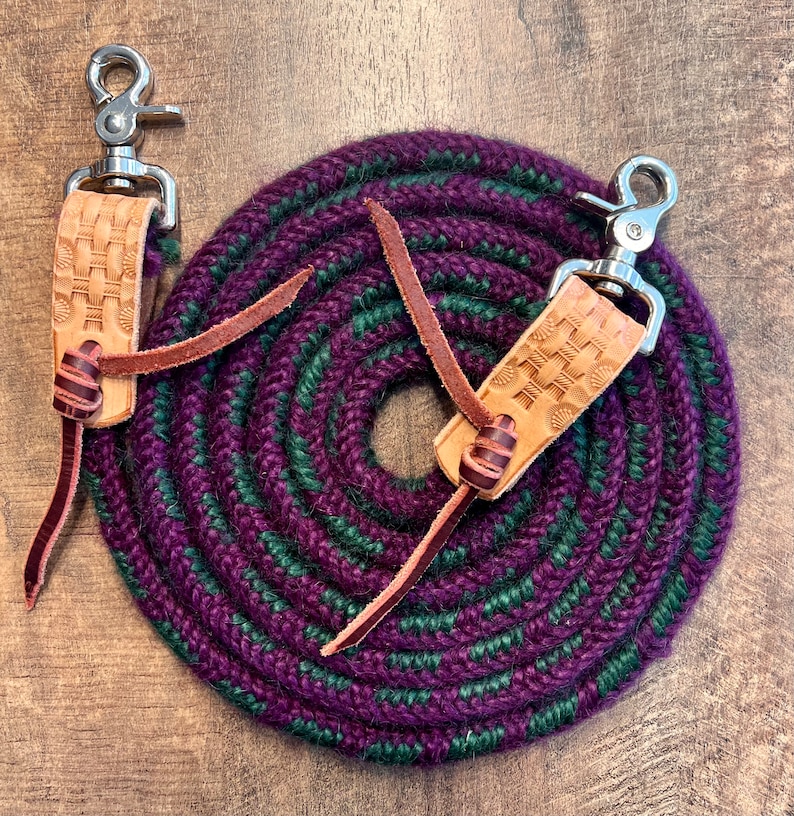 Custom Braided Mohair Rein - Etsy