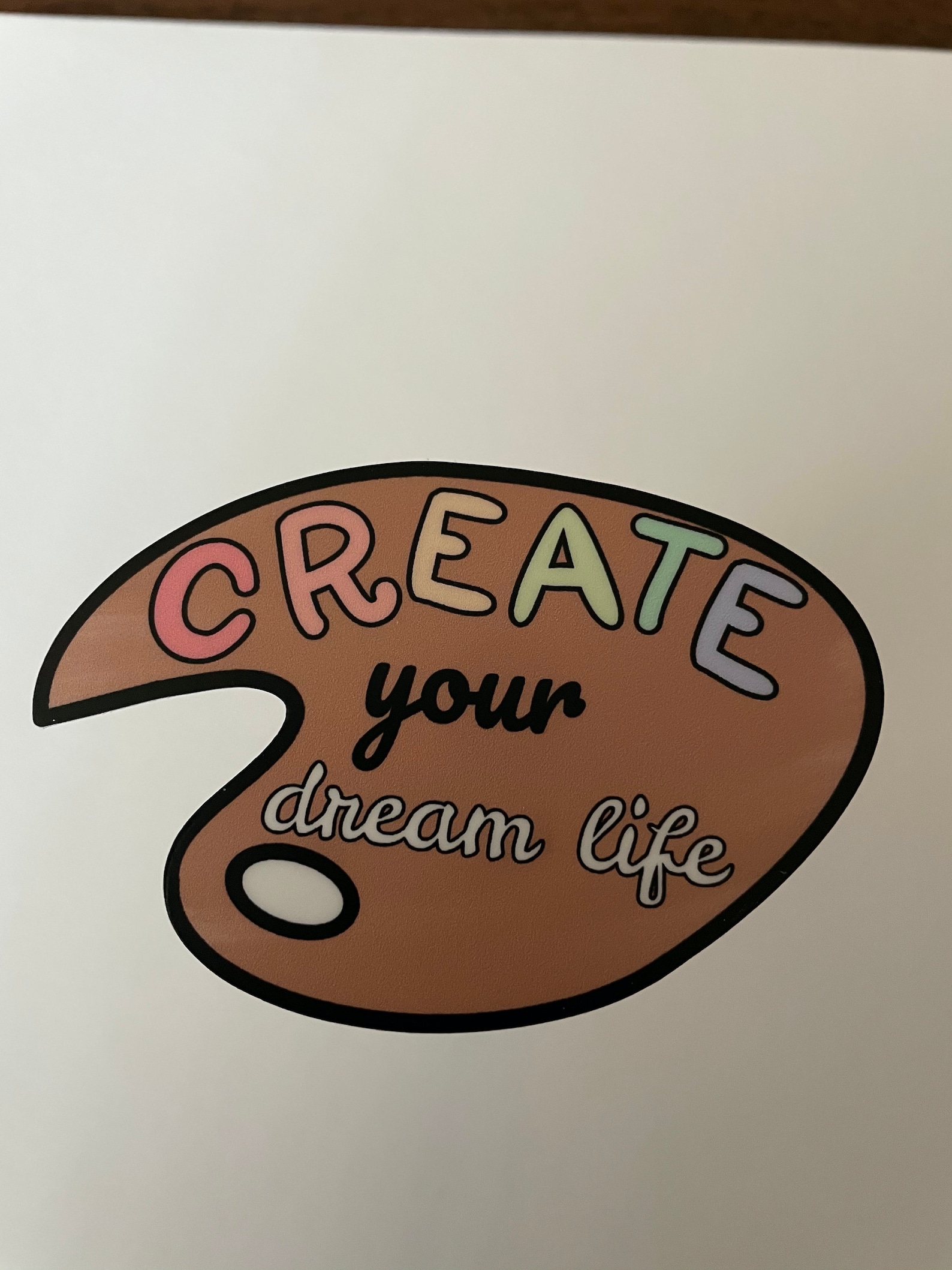 Create Your Dream Life Sticker Paint Palette Sticker Artist Sticker ...