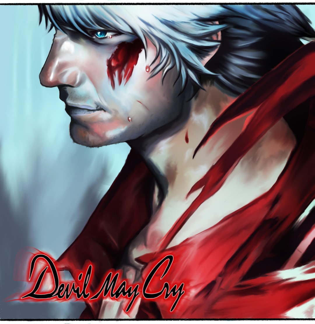 Dante Devil May Cry Fan Art - Etsy