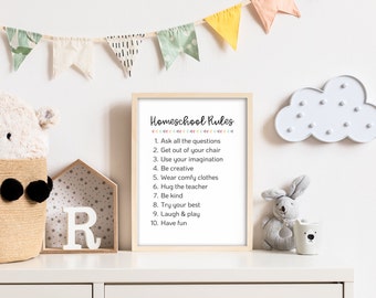 Homeschool Rules - Etsy