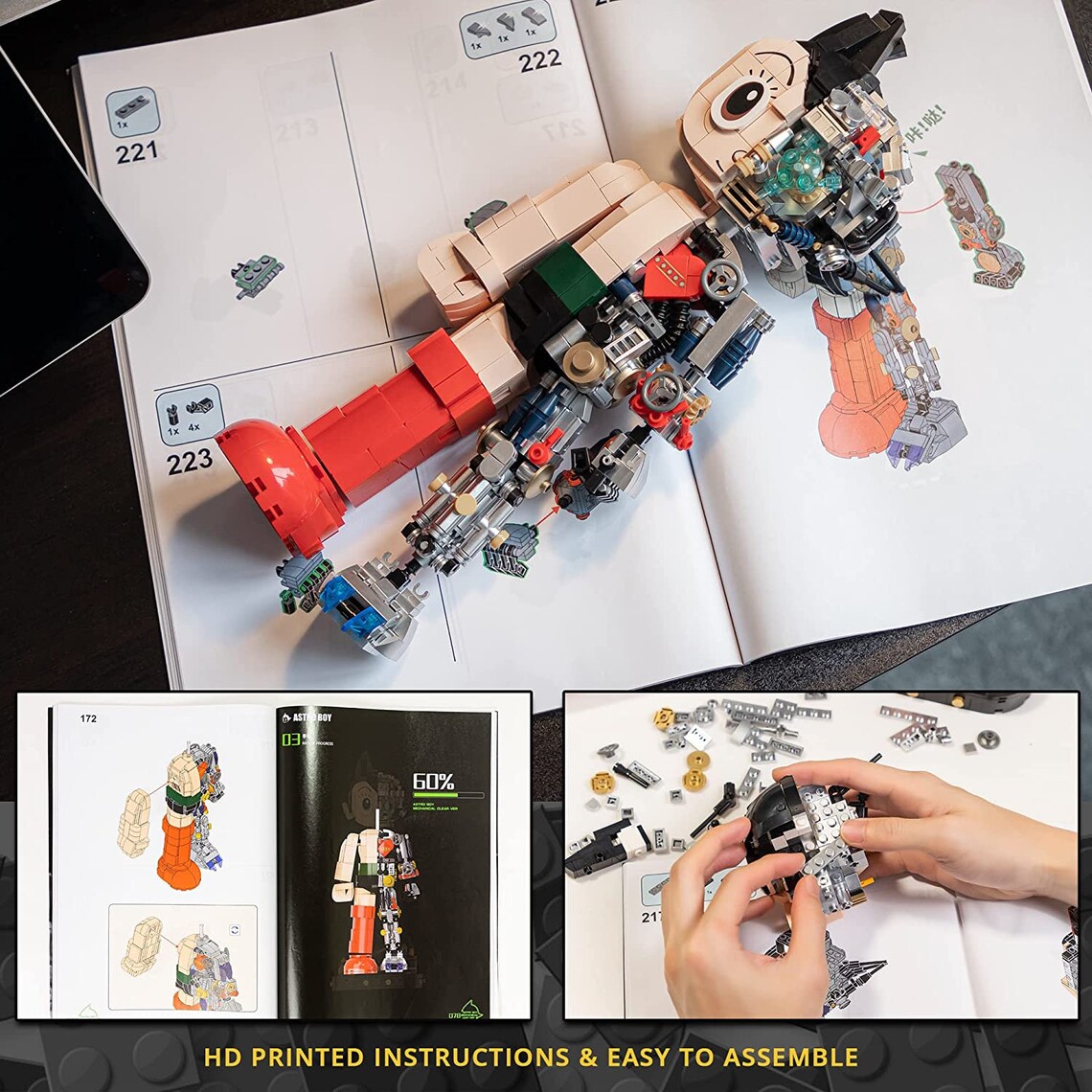 Astro Boy / Robot Brick Figure Display Set Best Hypebeast Gift - Etsy