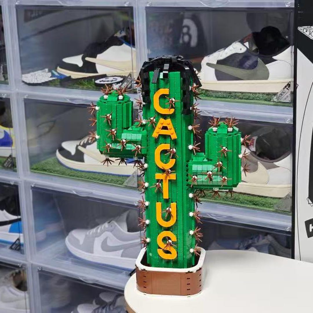 Travis Scott Gift | Cactus" | 3D Building Brick Set With Instruction ...