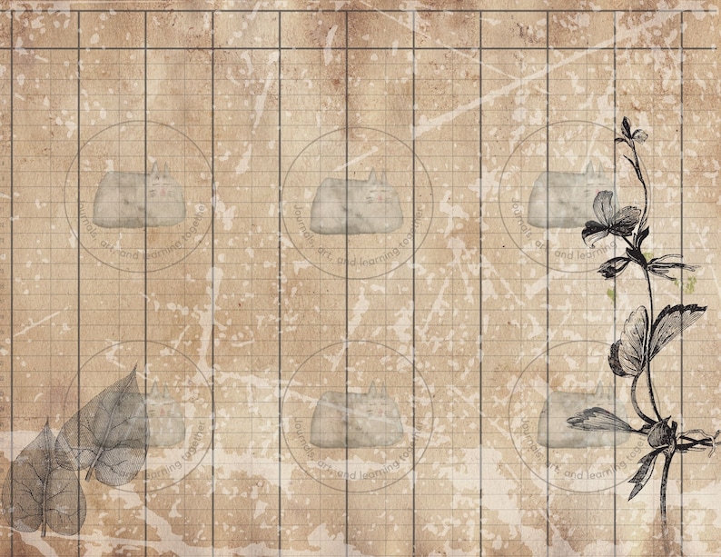 Vintage Foliage (digital Paper Set) - Etsy