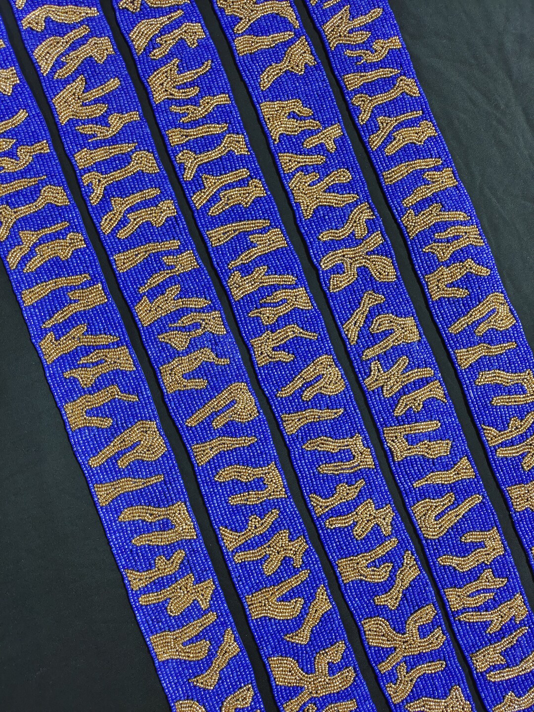 Beaded Purse Strap, Game Day Strap, Cross Body Purse Strap, Tiger Print ...