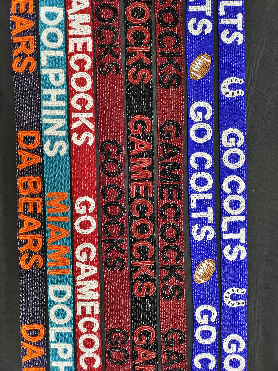 Beaded Purse Strap, Game Day Bag Strap, Cross Body Purse Strap ...