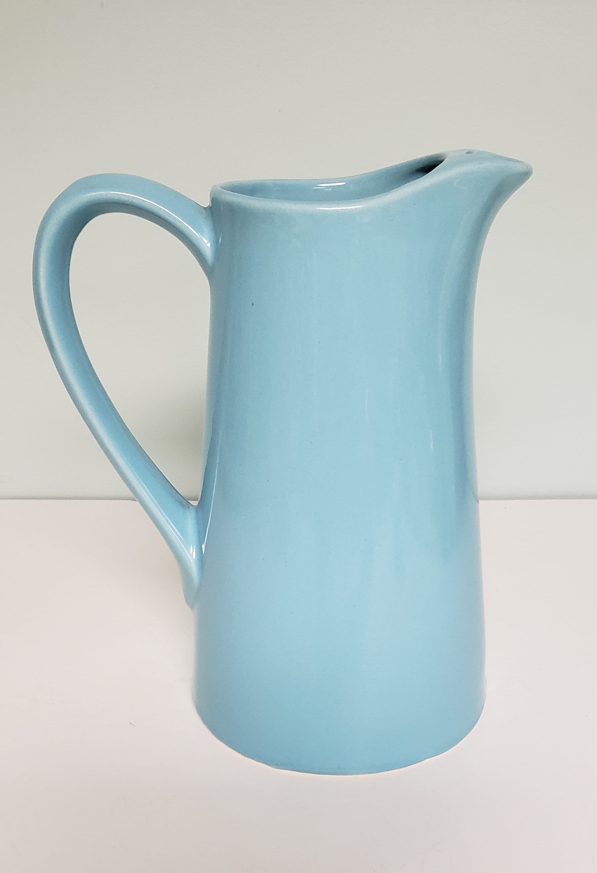Blue Pottery Pitcher Cameron Clay Products - Etsy
