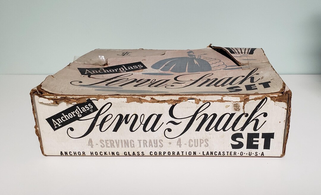 Anchor Hocking Serva Snack 8 Piece Set - Etsy