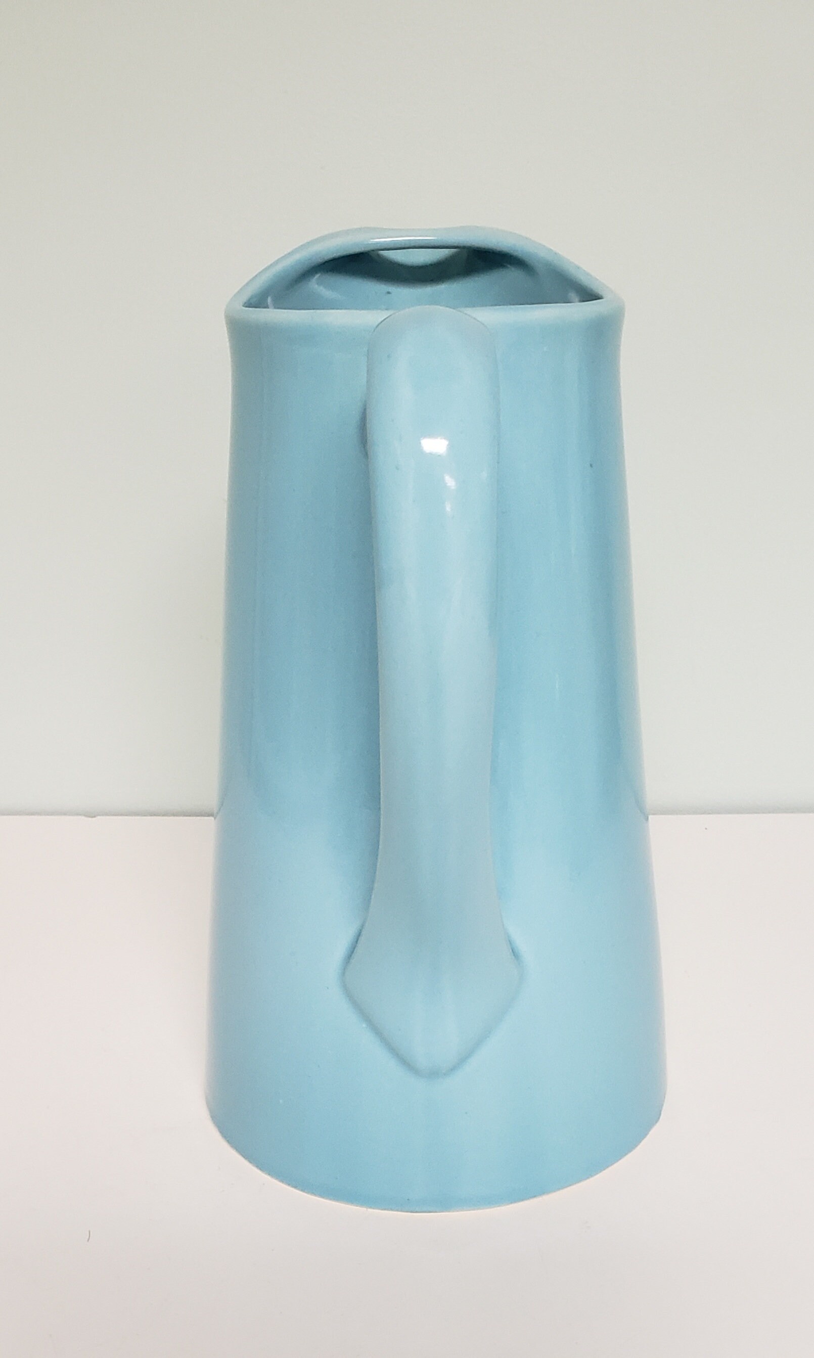 Blue Pottery Pitcher Cameron Clay Products - Etsy
