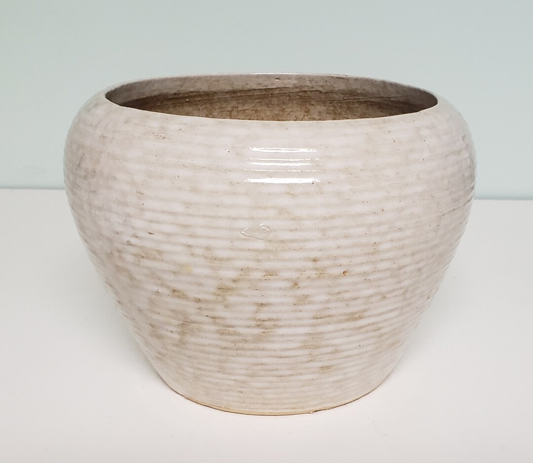 Zanesville Stoneage Modern Homespun Planter Bowl - Etsy