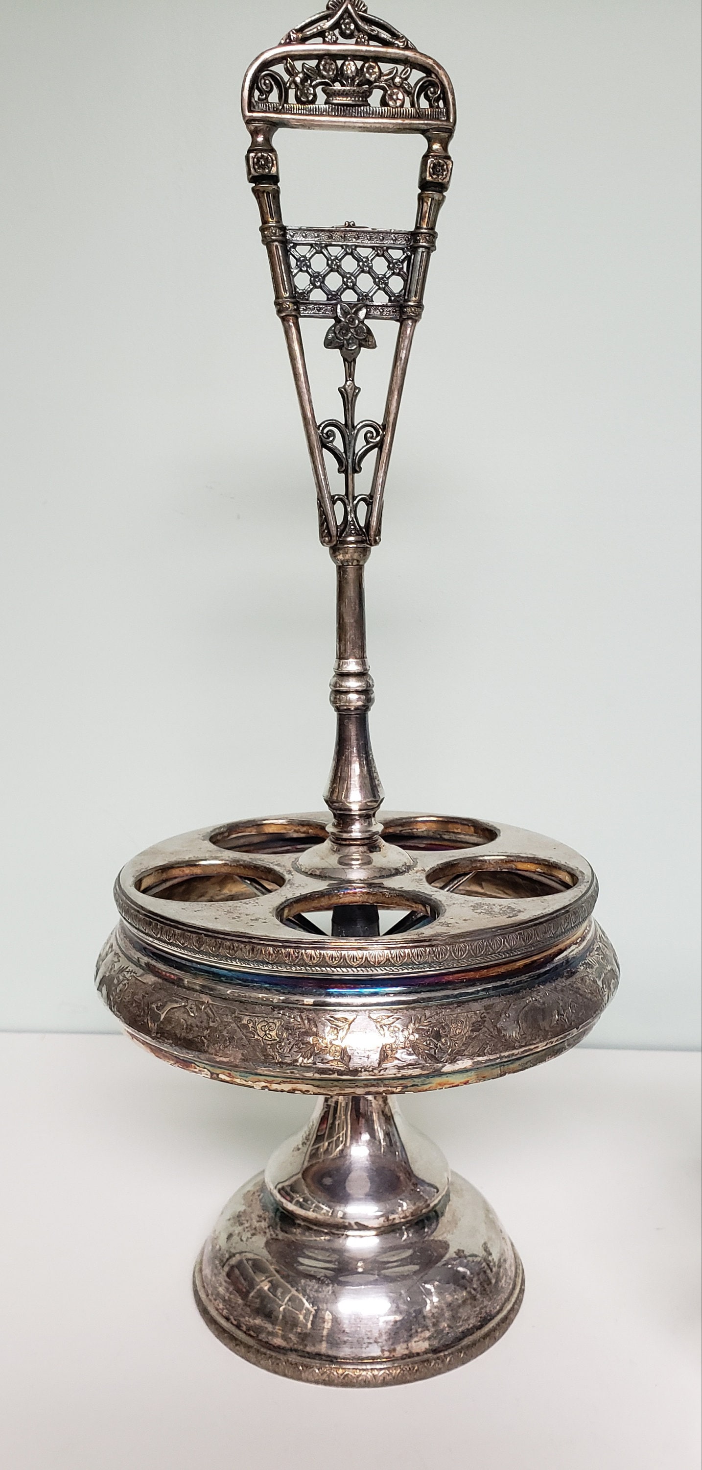 Victorian Spinning Cruet Caddy Rogers & Bro - Etsy
