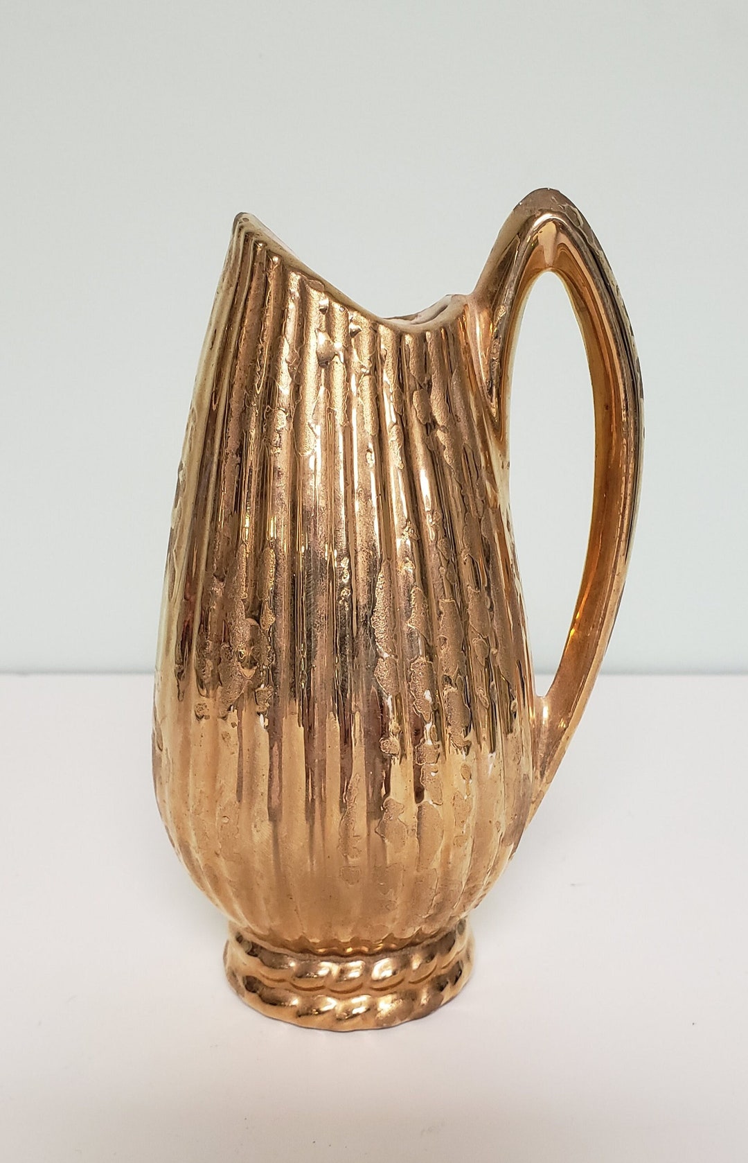 Savoy Weeping Gold Pitcher - Etsy