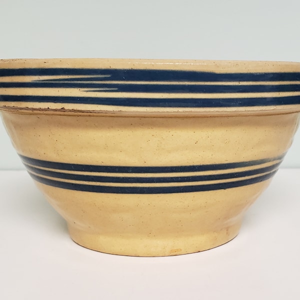 Yellow Ware Bowl - Etsy