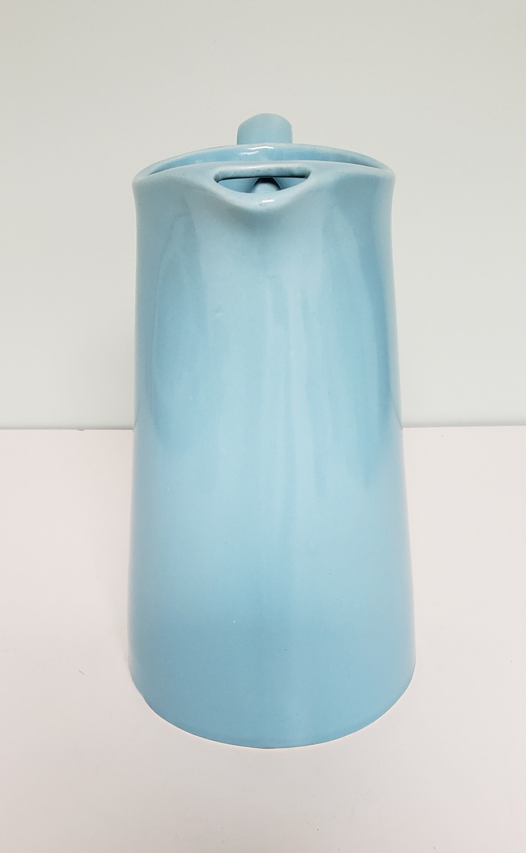 Blue Pottery Pitcher Cameron Clay Products - Etsy