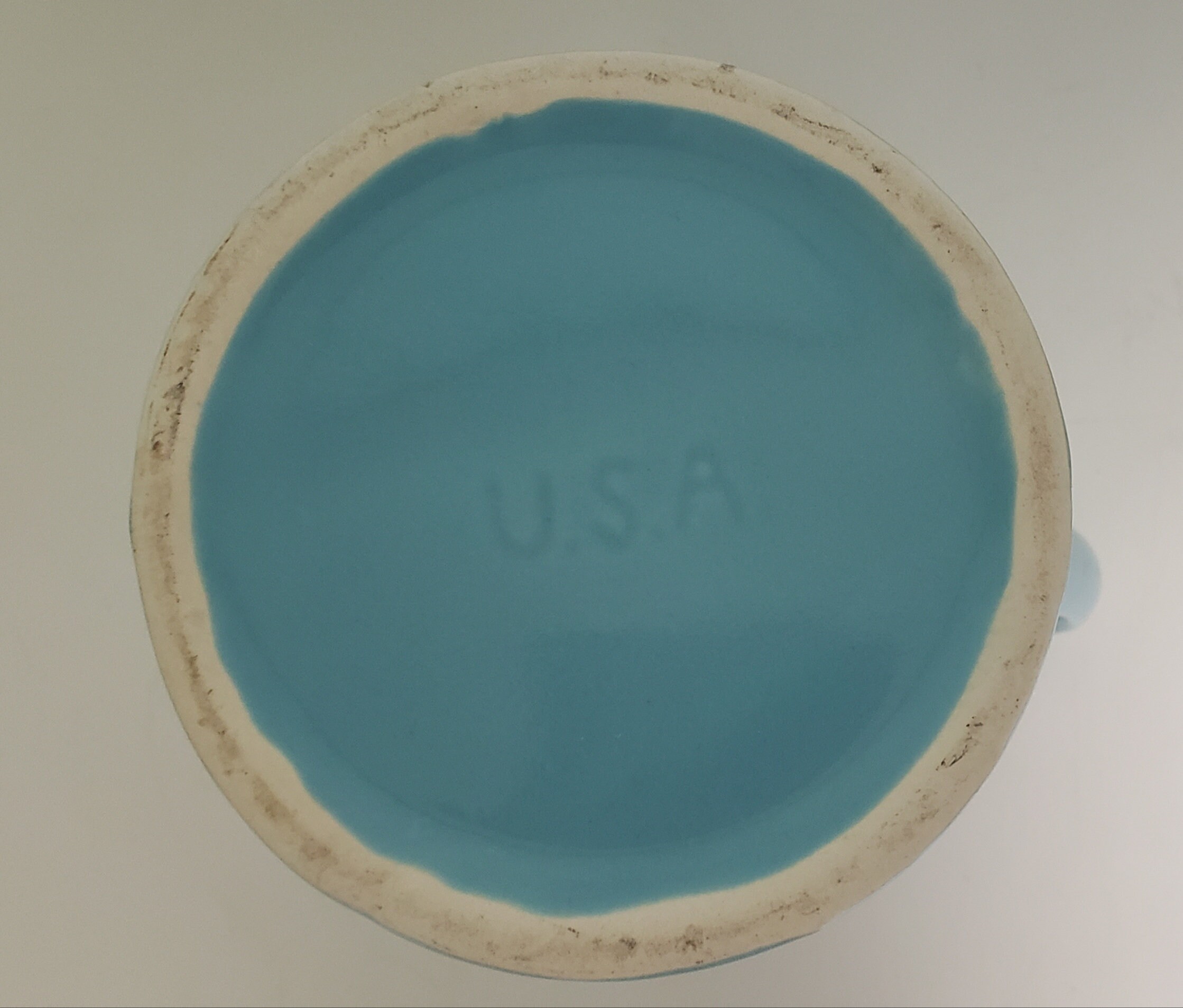 Blue Pottery Pitcher Cameron Clay Products - Etsy