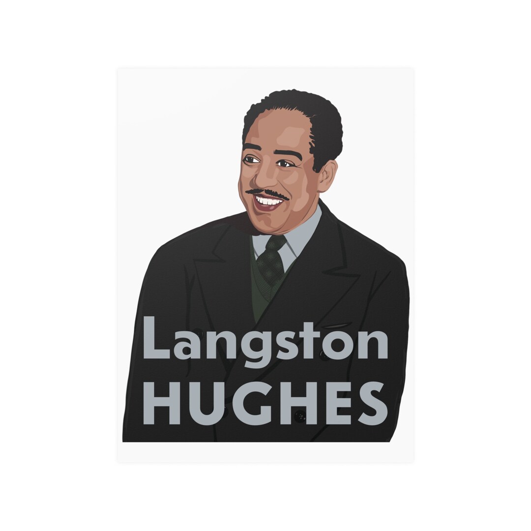Langston Hughes Poster, Harlem Renaissance, I Too, 210 Gsm Satin Poster ...