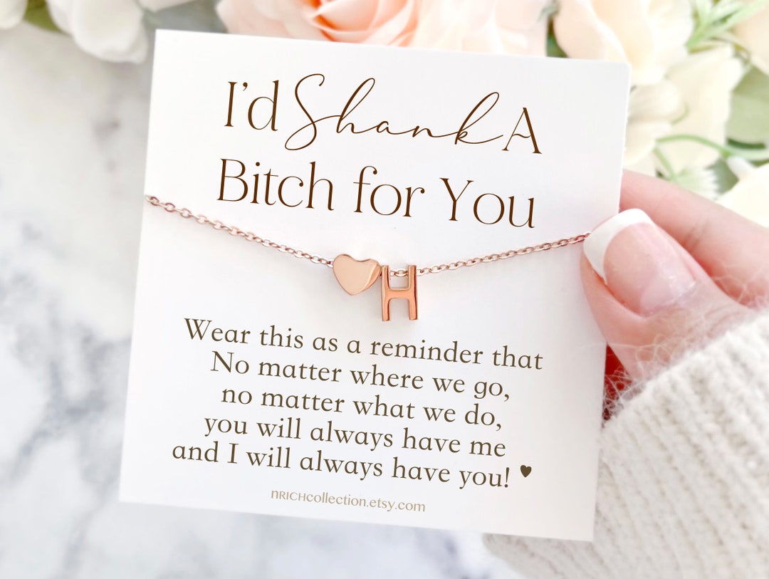 Personalized Gift for Female Best Friends Sister Work Bestie Id Shank a ...
