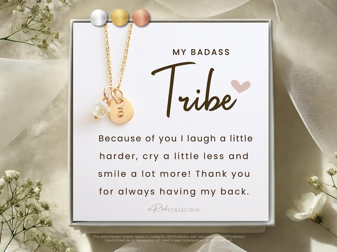 Tribe Necklace Friendship Gift Find Your Tribe Girl Gang Gift Bestie ...