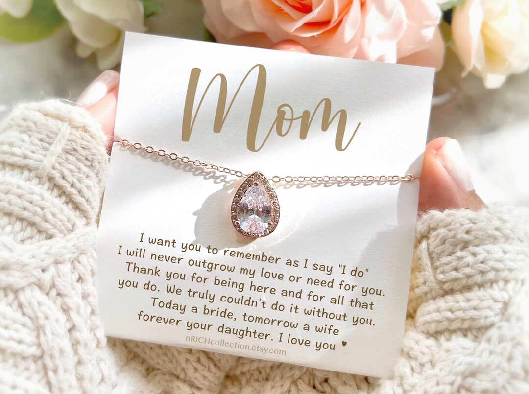 Gift for Mother of the Bride to My Mother on My Wedding Day Bride Mom ...