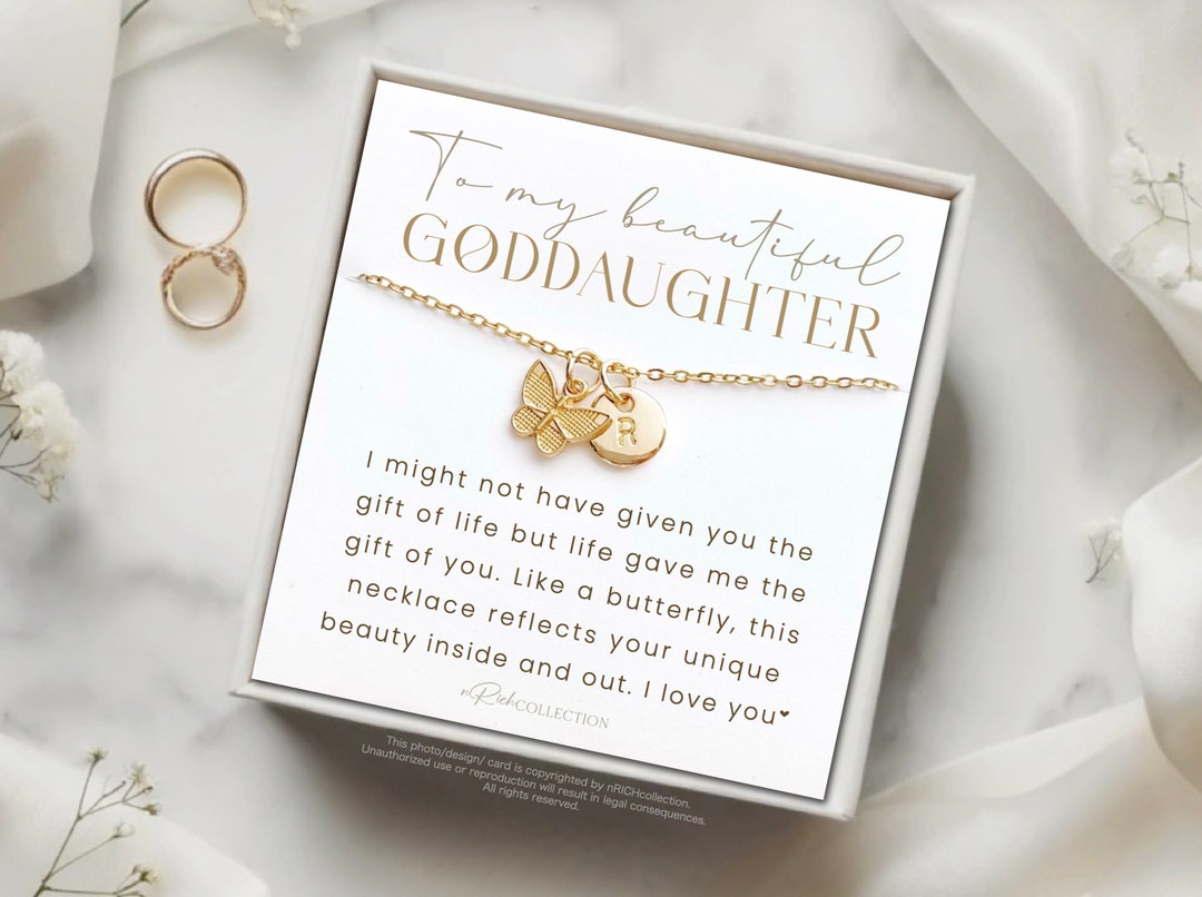 Goddaughter Gifts From Godmother Goddaughter Necklace Goddaughter ...