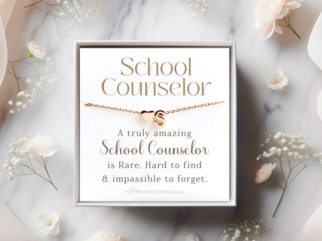 School Counselor Gift, Appreciation Gift for Her, Necklace Gift ...