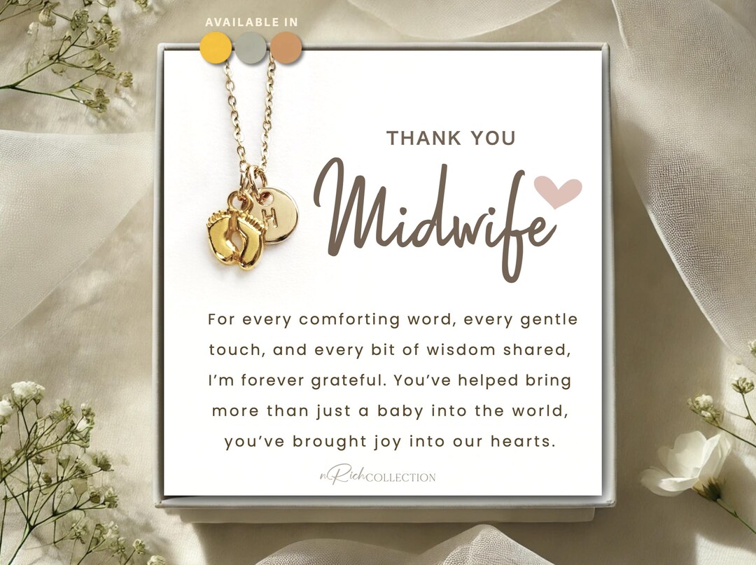 Midwife Gift for Midwife Appreciation Gift Midwife Necklace Midwife ...