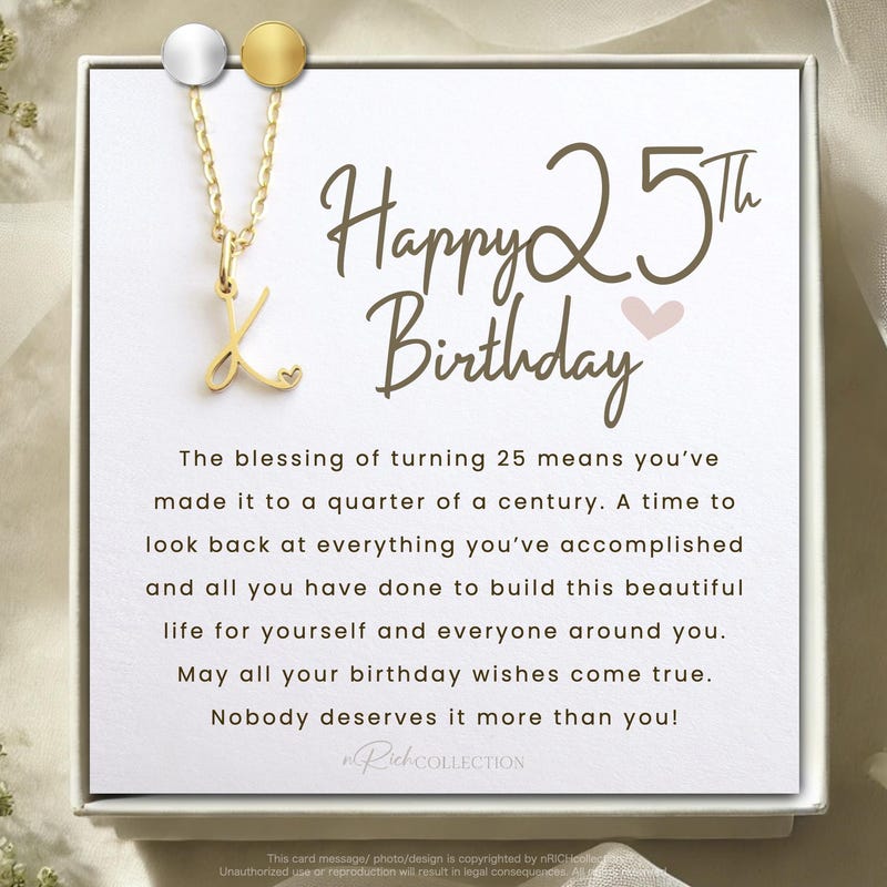 Happy 25th Birthday - Etsy