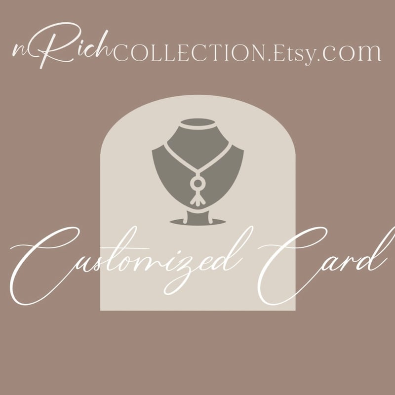 Necklace Cards - Etsy