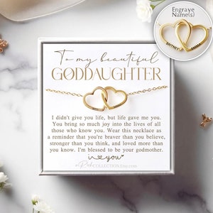 Goddaughter Necklace, Goddaughter Gift, Baptism Gift for Goddaughter ...