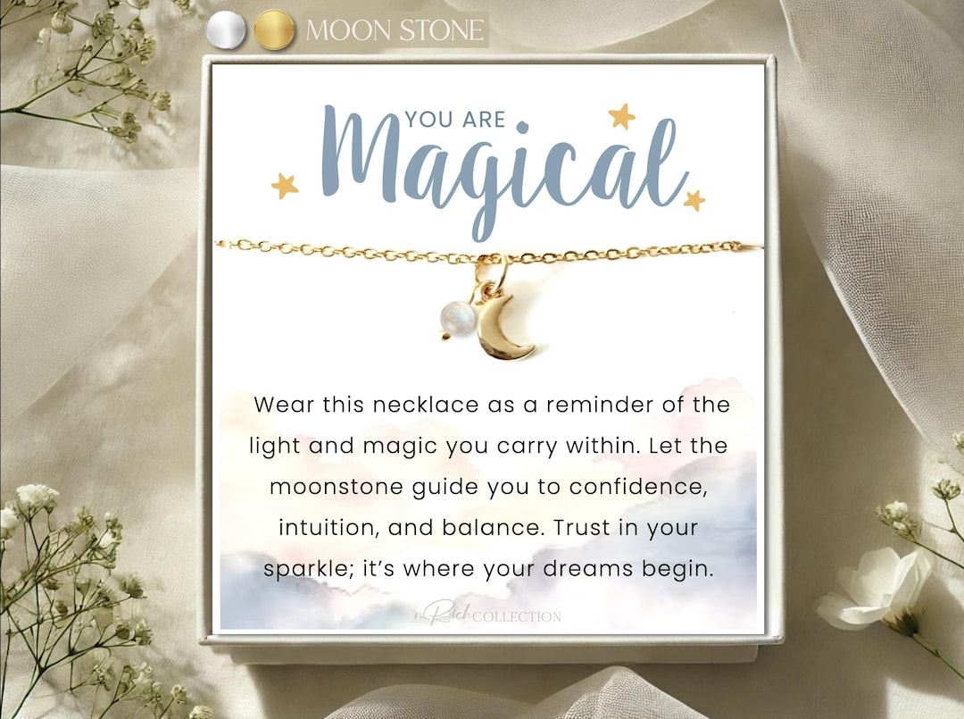 You Are Magical - Confidence Booster Moonstone Motivational Gift for ...
