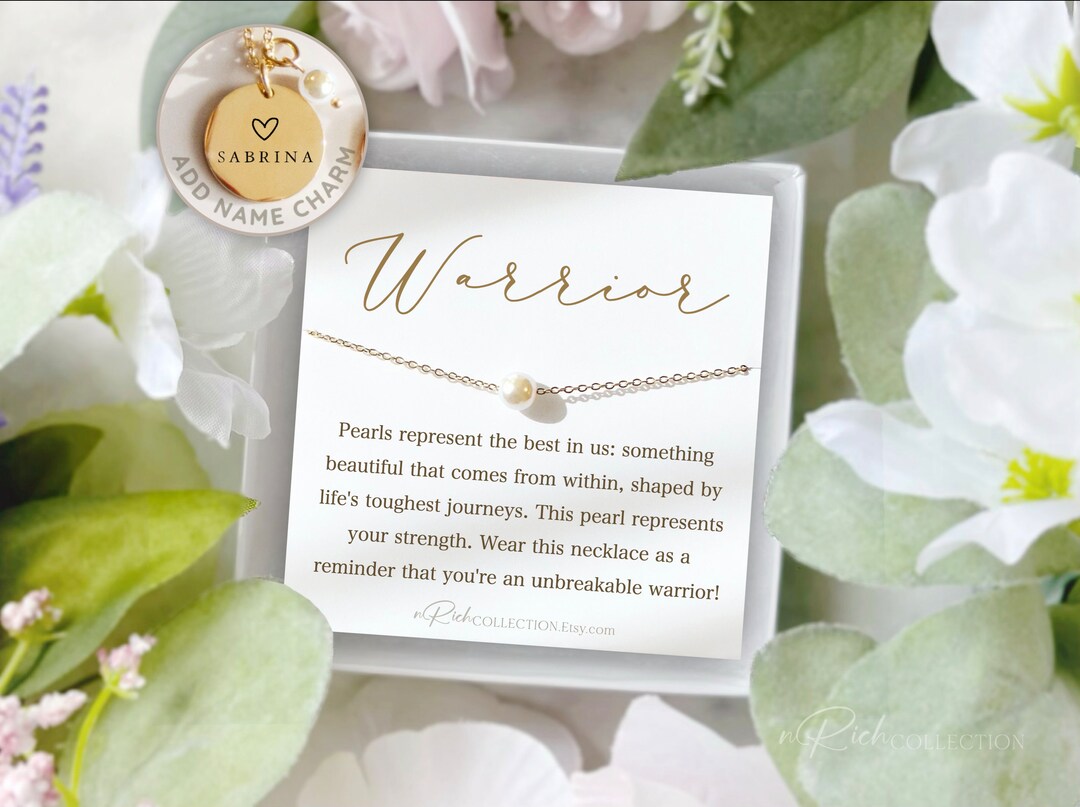 Warrior Survivor Cancer Gift Cancer Discovery Gift Warrior Jewelry Gift ...