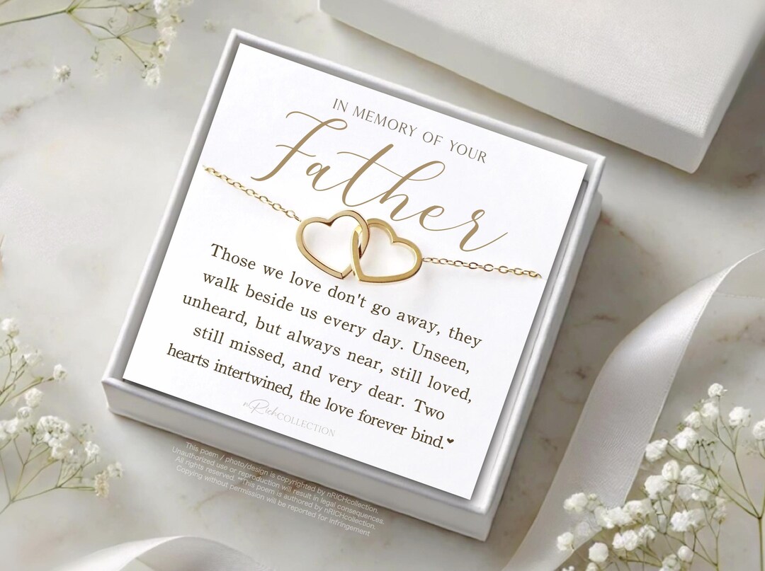 Loss of Father Gift Grief Gift Father Remembrance Necklace Sympathy ...