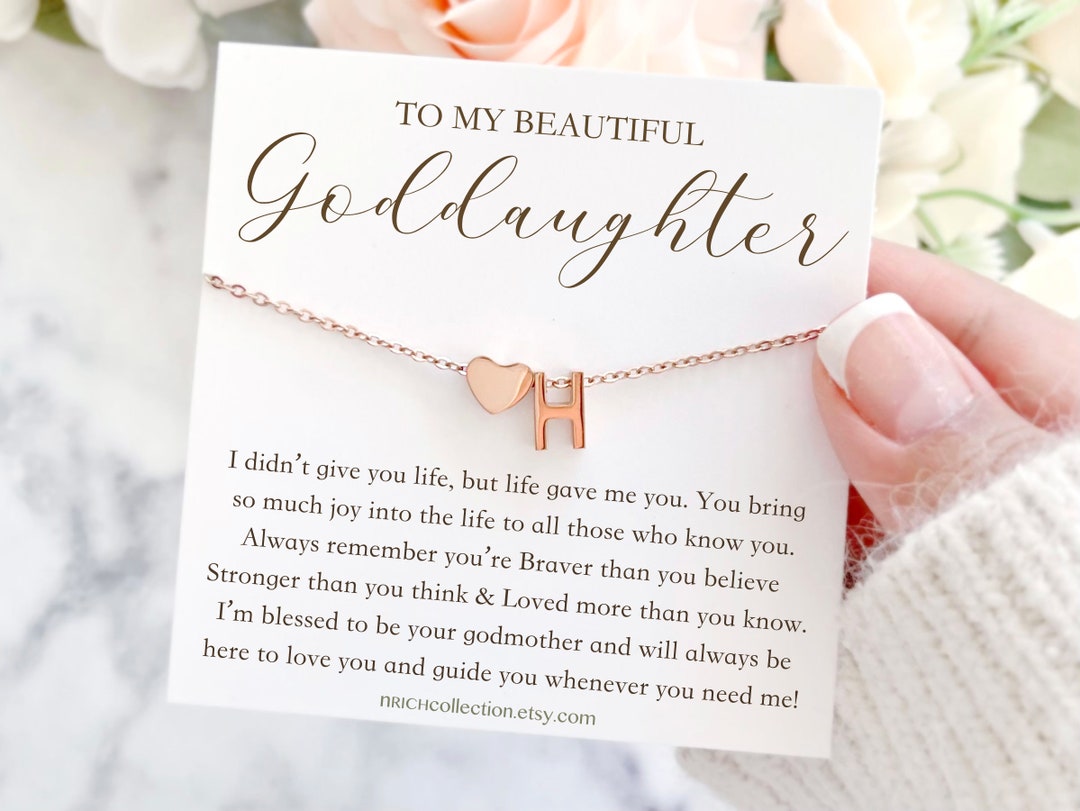 Goddaughter Gifts From Godmother Goddaughter Necklace Goddaughter ...