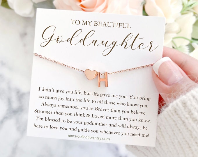 Goddaughter Gifts From Godmother Goddaughter Necklace - Etsy