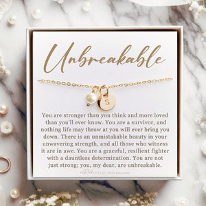 Unbreakable Strength Pendant Necklace Strong Woman Encouragement ...