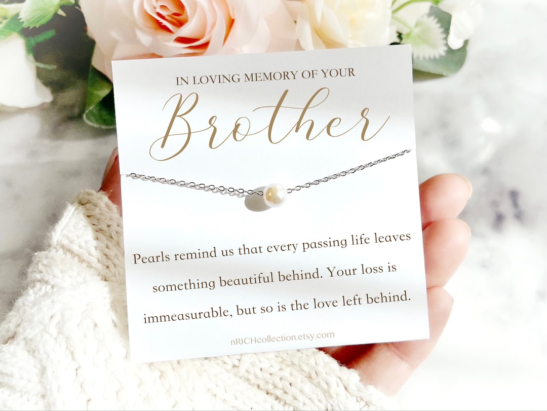 Brother Memorial Gift Loss of Brother Gift Brother Sympathy - Etsy
