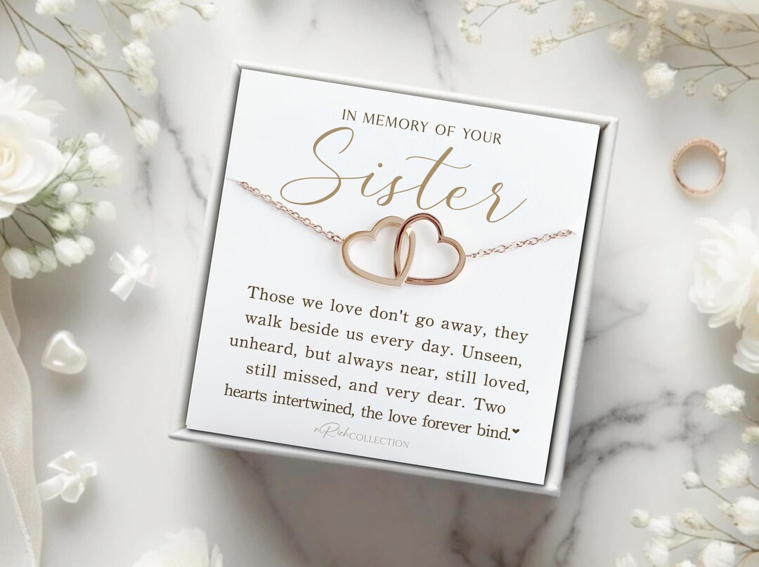 Loss of Sister Memorial Gifts Sister Grief Gift Remembrance Necklace ...