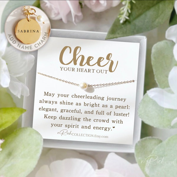 Cheerleader Necklace - Etsy