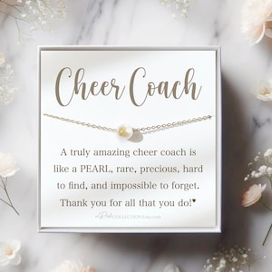 Cheer Coach Appreciation Gift for Her Necklace Gift Jewelry Gift Gift ...