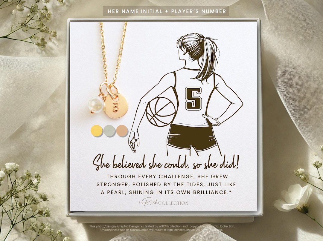 Basketball Gifts, Gift for Female Basketball Player, Basketball ...