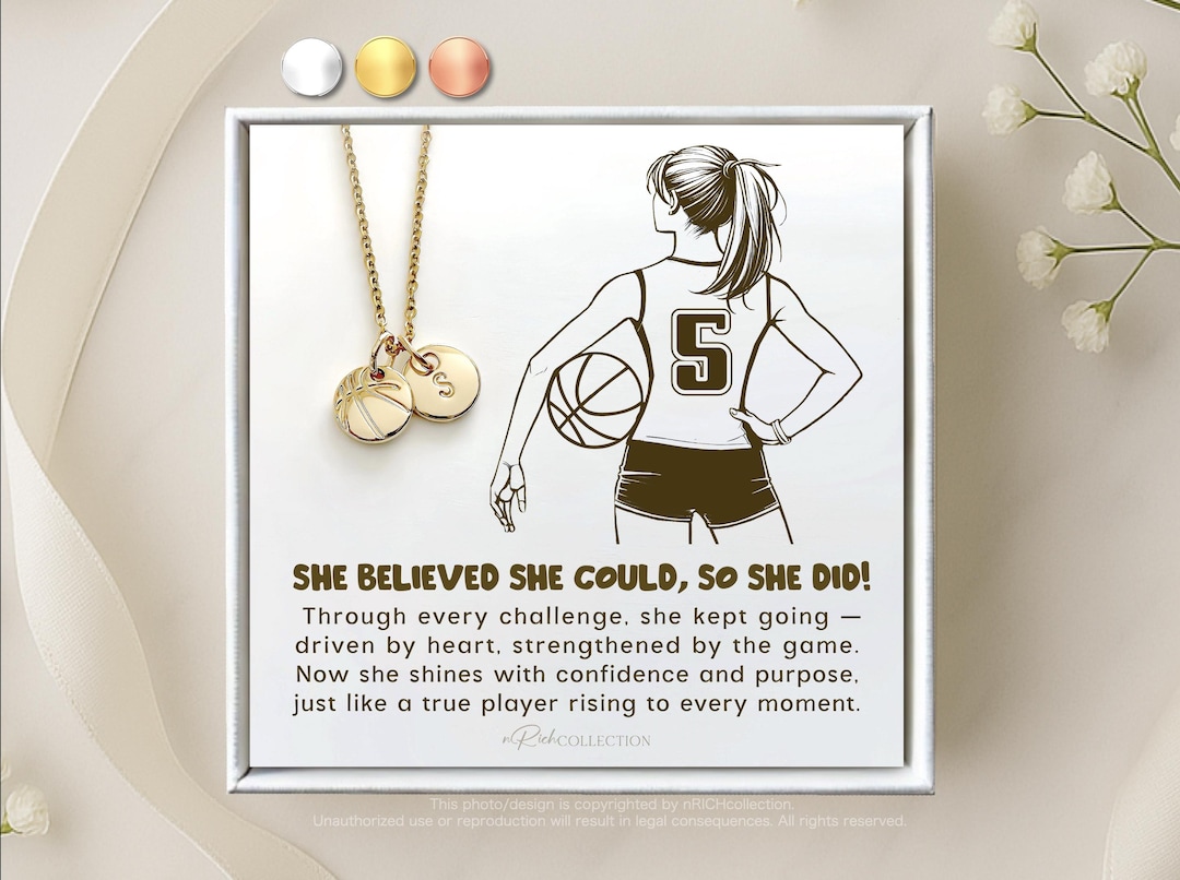 Basketball Gifts, Gift for Female Basketball Player, Basketball ...