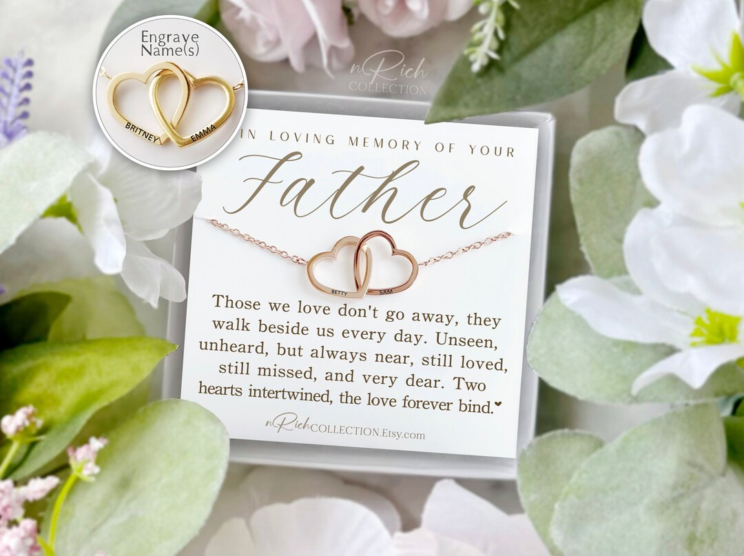 Loss of Father Gift Grief Gift Father Remembrance Necklace Sympathy ...